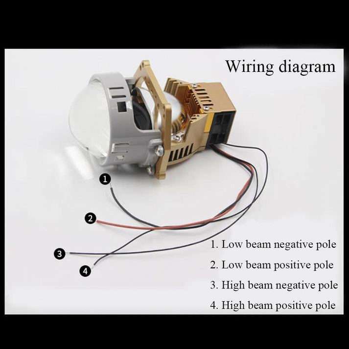 Bi LED Projector Lens Car Headlight – Phoenix Auto Lighting